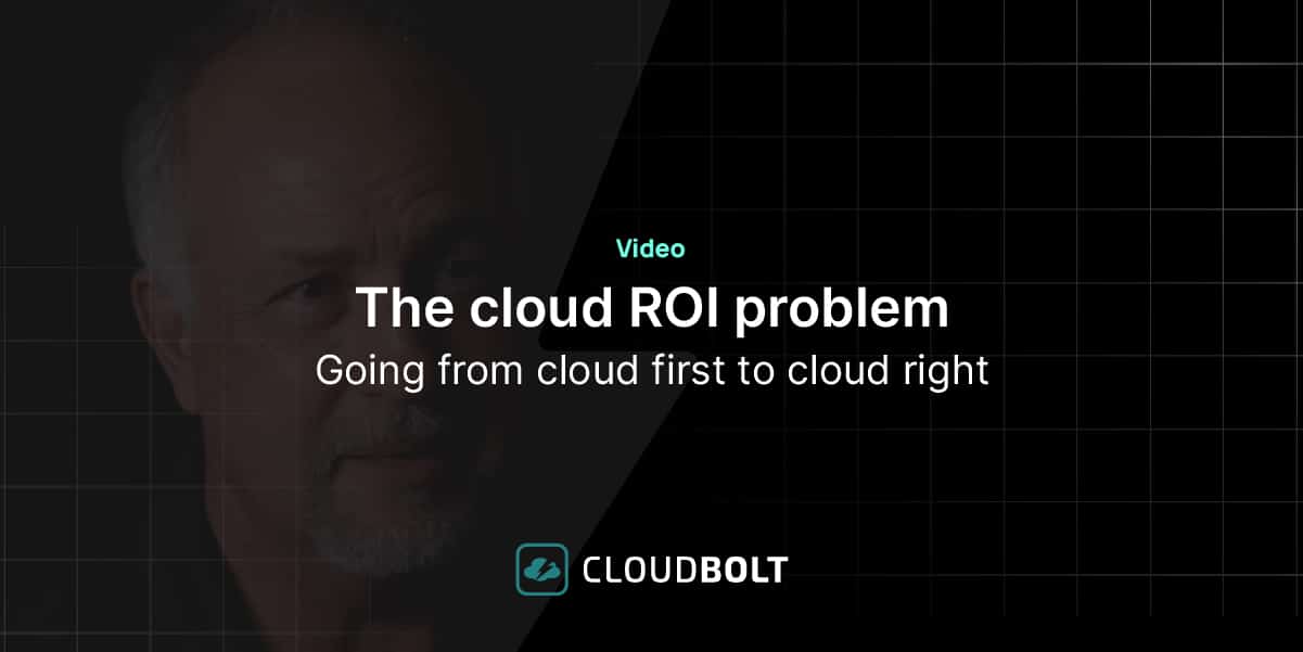 The cloud ROI problem | CloudBolt
