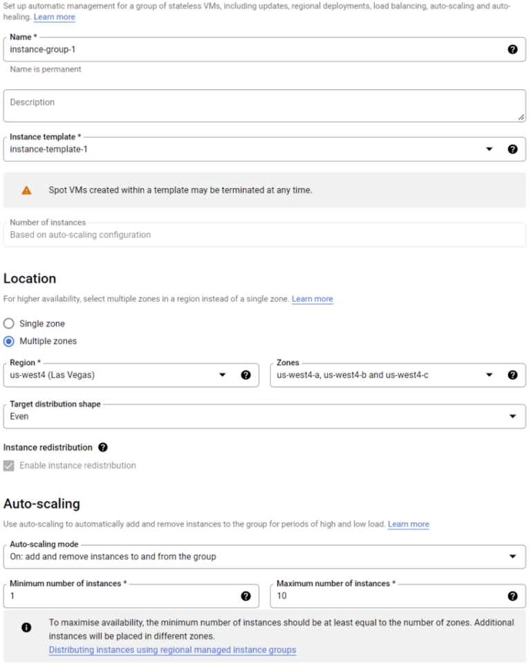 Google Cloud Spot VMs